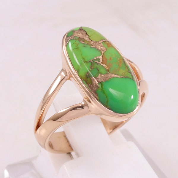 Green Turquoise Ring - Etsy