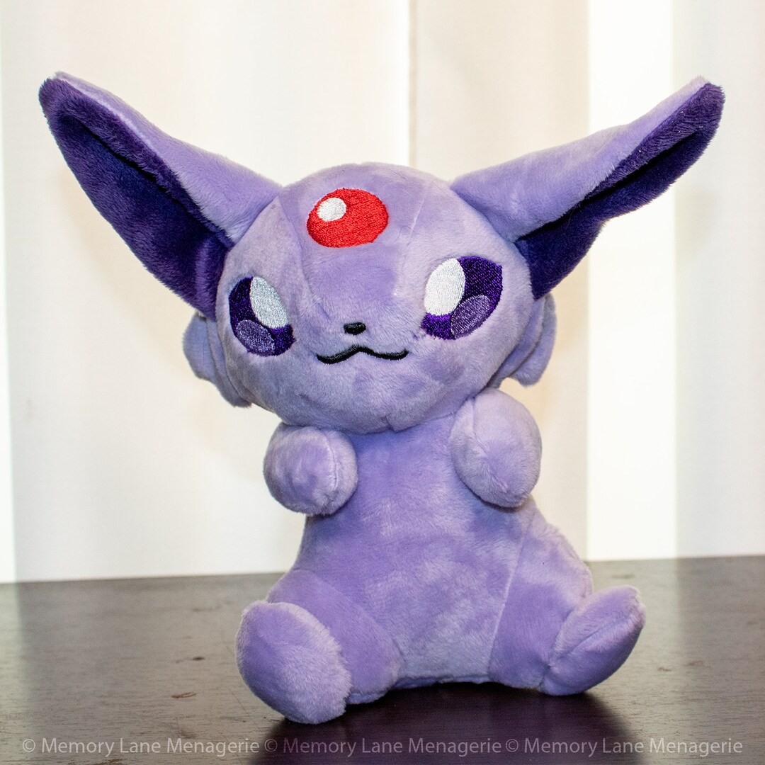 Handmade Espeon Plush, Fox Monster Plushie Cosplay Prop - Etsy