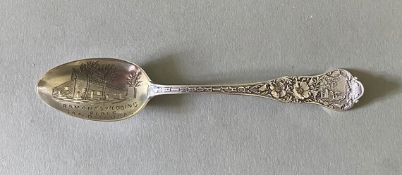 CALIFORNIA Sterling Souvenir Spoon Featuring San Diego by the - Etsy