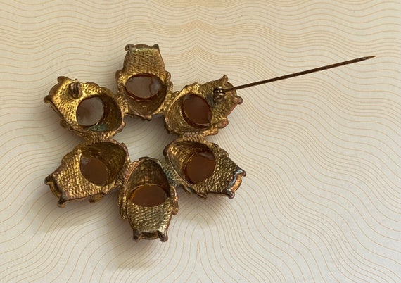 Remarkable mid century BRUTALIST design costume jewel… - Gem