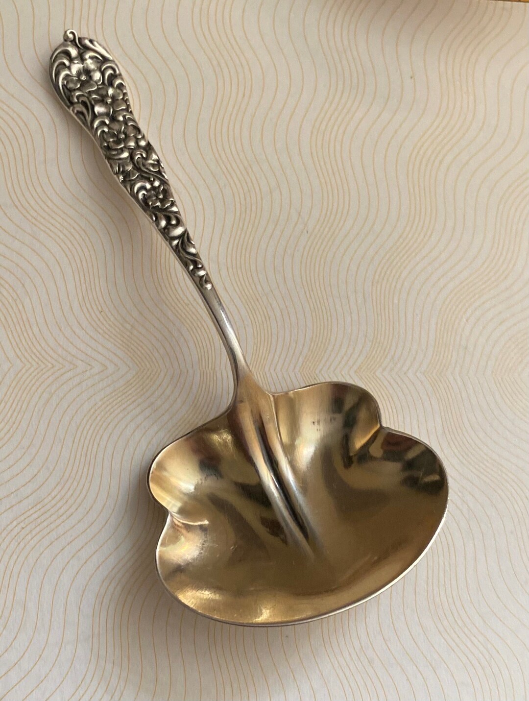 ROCOCO Sterling Silver Bon Bon and Nut Spoon Dominick & Haff With ...