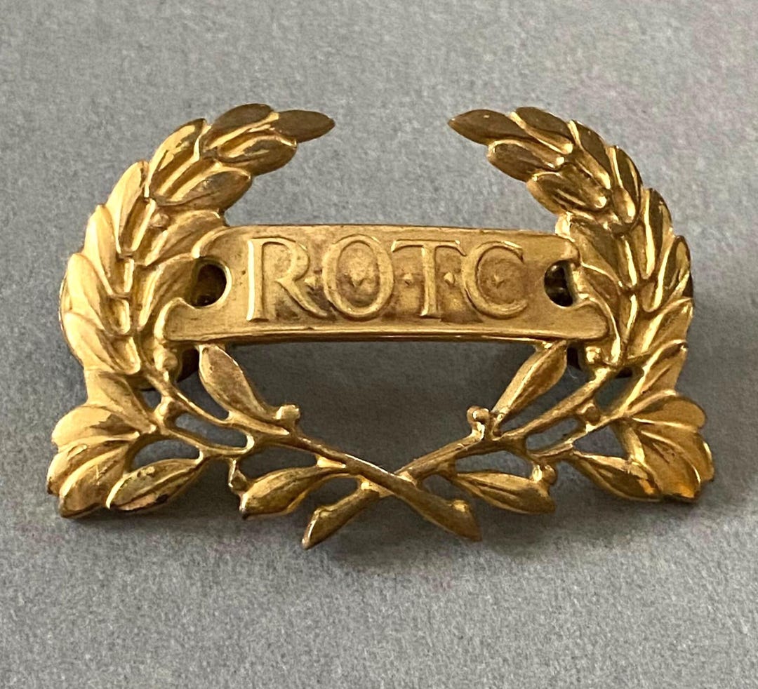 Vintage ROTC Badge & Cap Pin From a Louisville Kentucky Estate Old and ...
