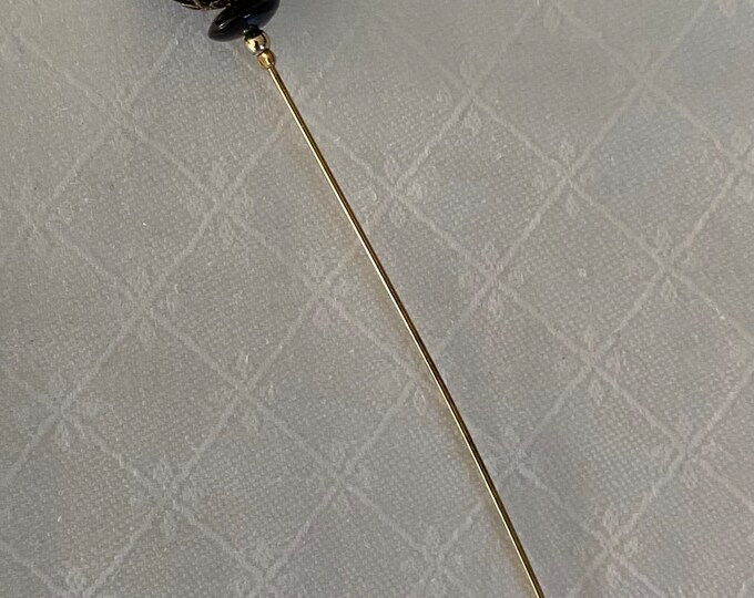 Antique HAT PIN Victorian Style With a Classic Design—length is 5 1/8 ...