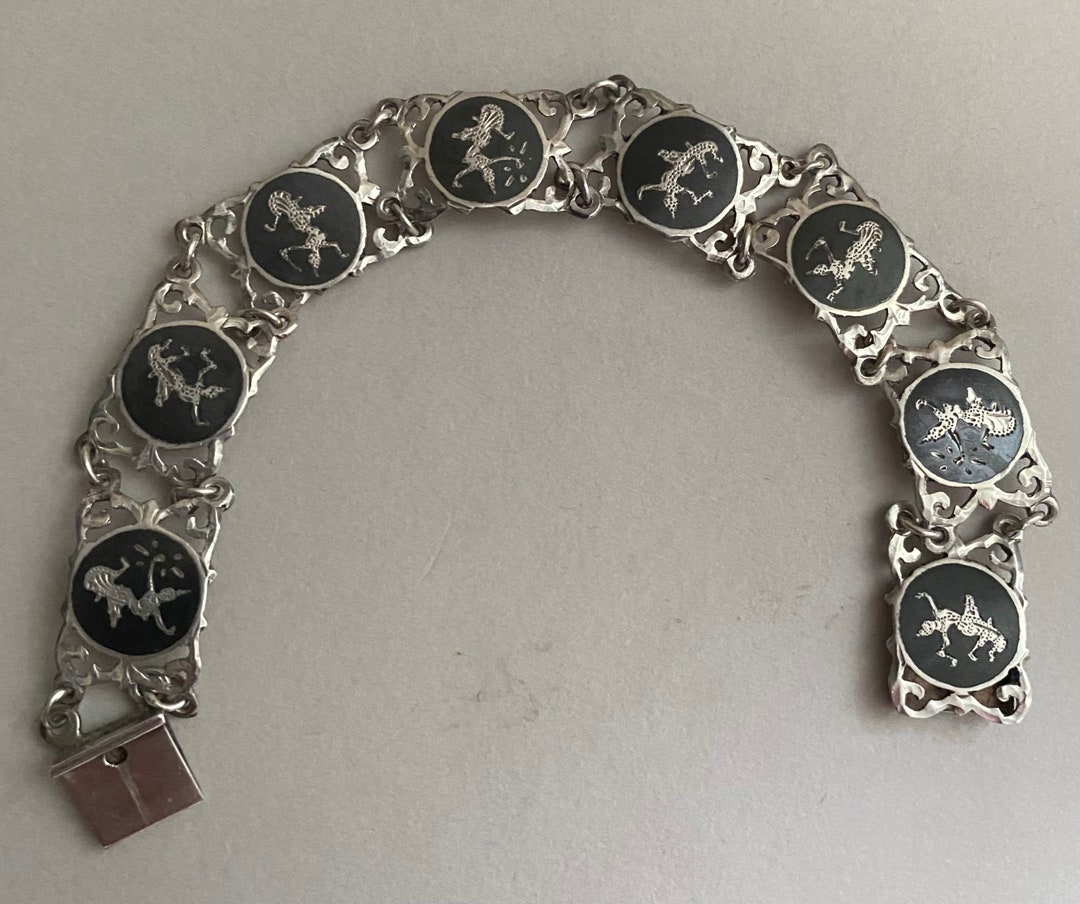 SIAM DANCER Sterling 925 Bracelet Lovely Traditional Design Silver ...