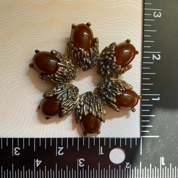 Remarkable mid century BRUTALIST design costume jewel… - Gem