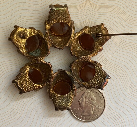 Remarkable mid century BRUTALIST design costume jewel… - Gem