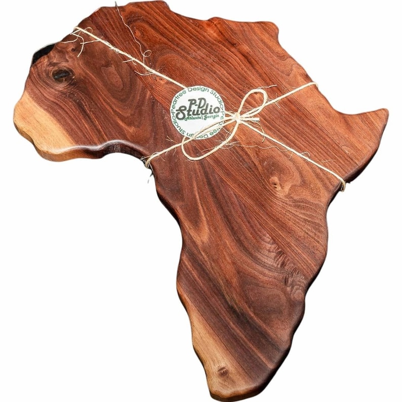 Africa Shaped Cutting Board, Charcuterie, Serving Board, Africa Wall ...