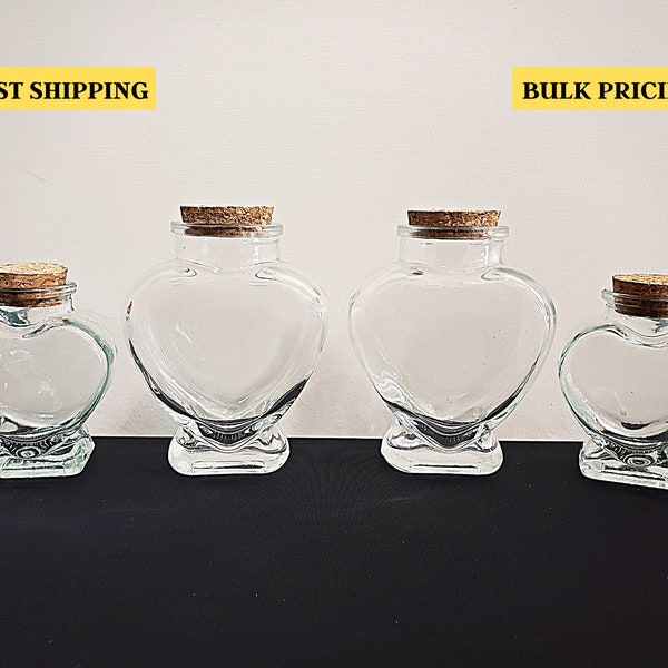 Heart Shaped Bottles - Etsy
