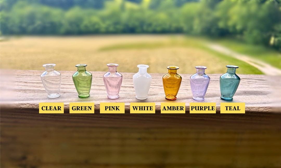 Miniature Glass Vase | Mini Whisker Glass Vases | Unique Tiny Gift ...