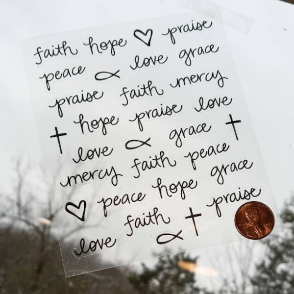 Religious Stickers - Etsy