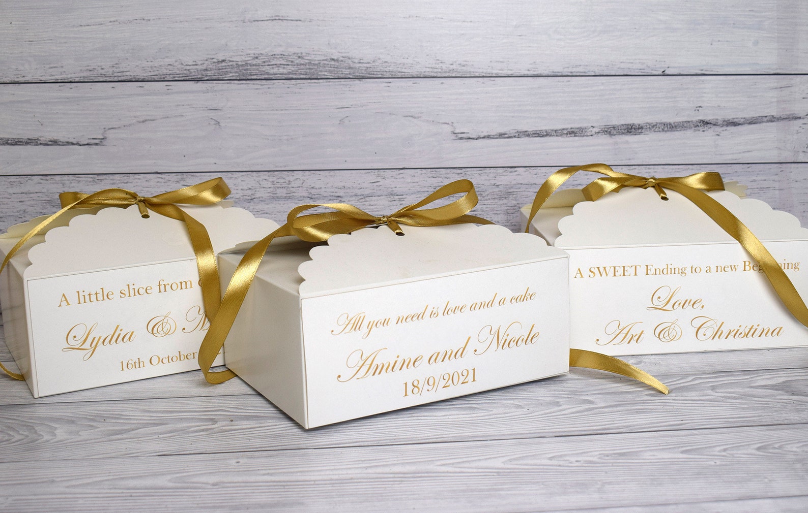 Wedding Cake Boxes for Guests Wedding Cake Box Cupcake Boxes - Etsy