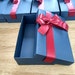 Navy Blue Boxes Boxes With Lid Boxes With a Ribbon Elegant - Etsy