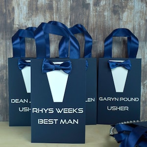 Personalized Gift Bag, Groomsmen Gift Bags, Best Man Gift Bags ...