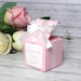 Personalized Pink Candy Boxes, Small Square Favor Boxes - Etsy