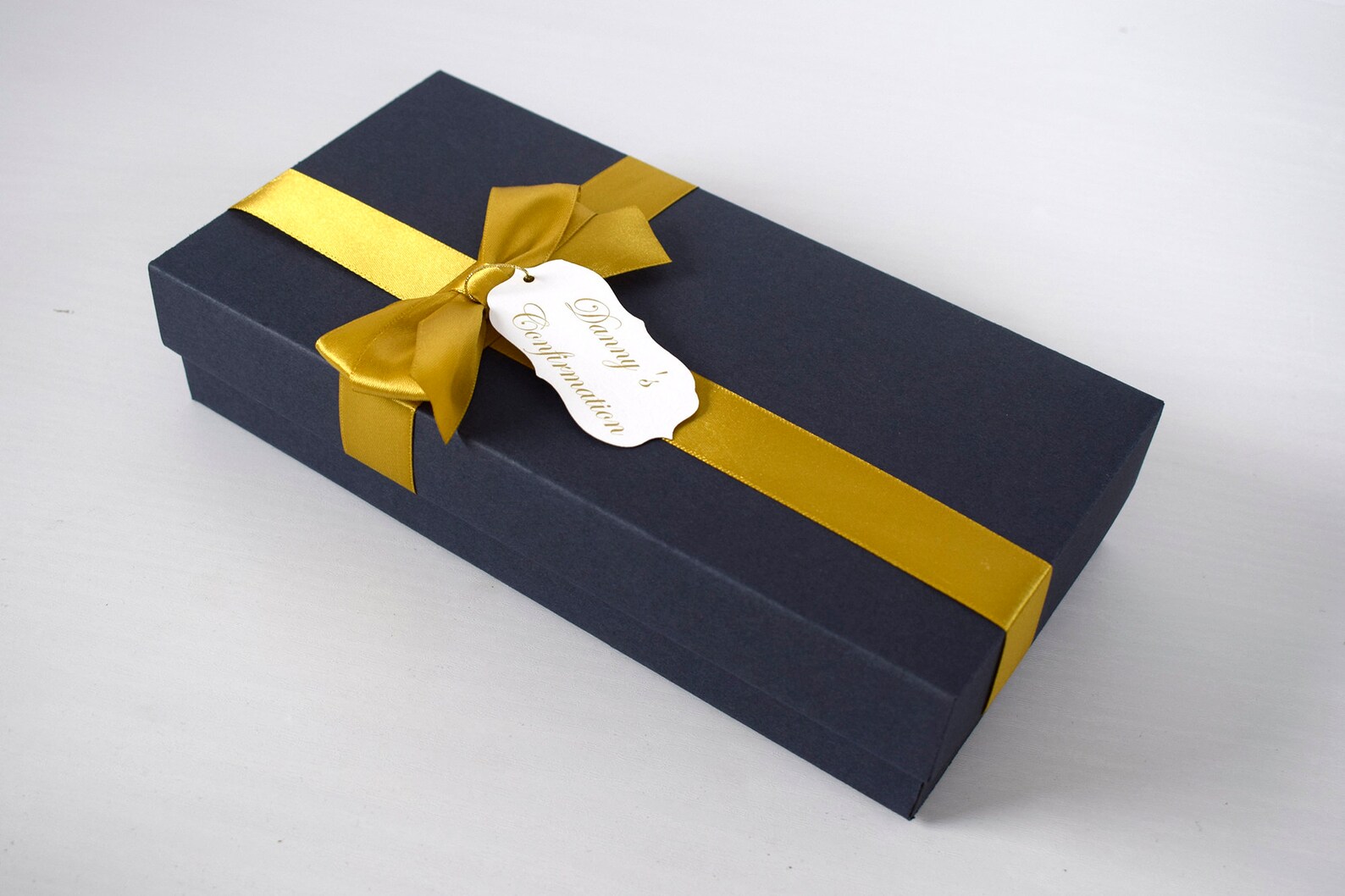 Navy Blue Boxes Boxes With Lid Boxes With a Ribbon Elegant - Etsy