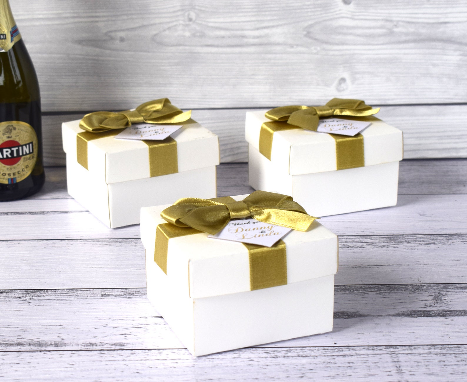 Ivory Wedding Favor Boxes White Favor Boxes Personalized - Etsy