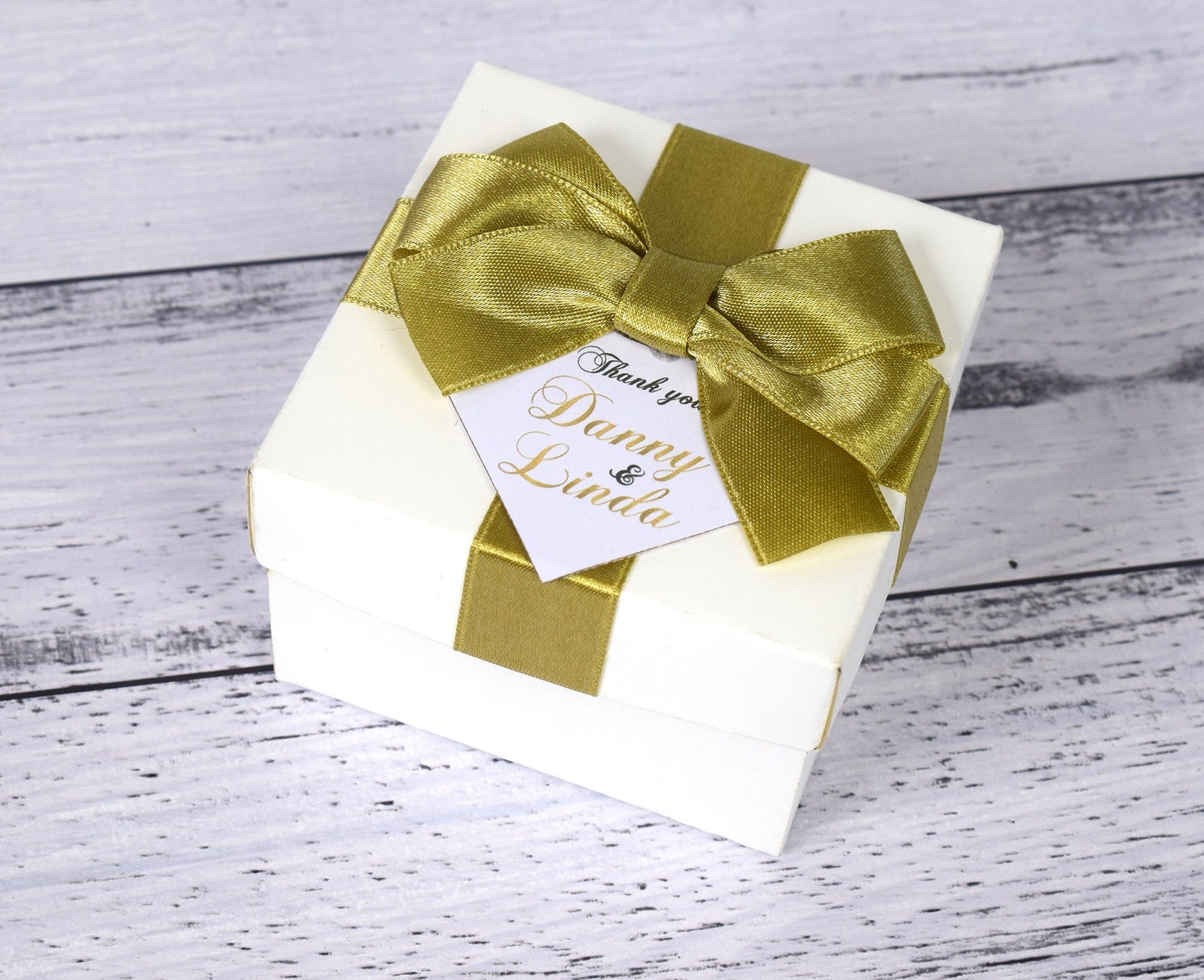 Ivory Wedding Favor Boxes White Favor Boxes Personalized - Etsy