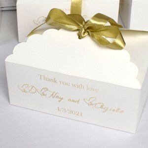 Cake Boxes Favor, Cake Boxes With Ribbon, Thank You Gift Boxes, Cookie ...