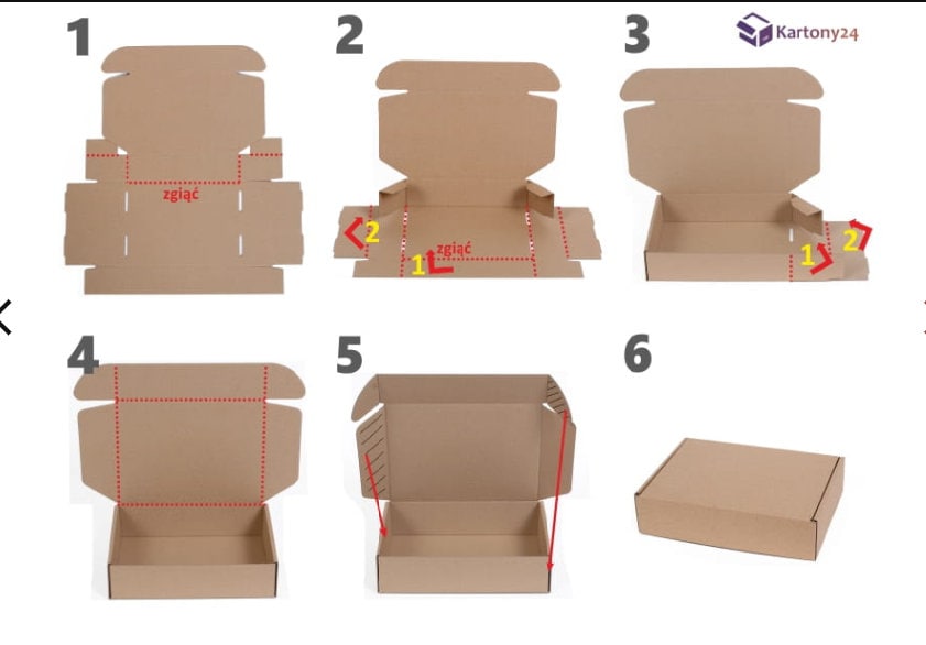 Set 10 Carton Gift Boxes Cardboard Kraft Boxes Packaging Box | Etsy