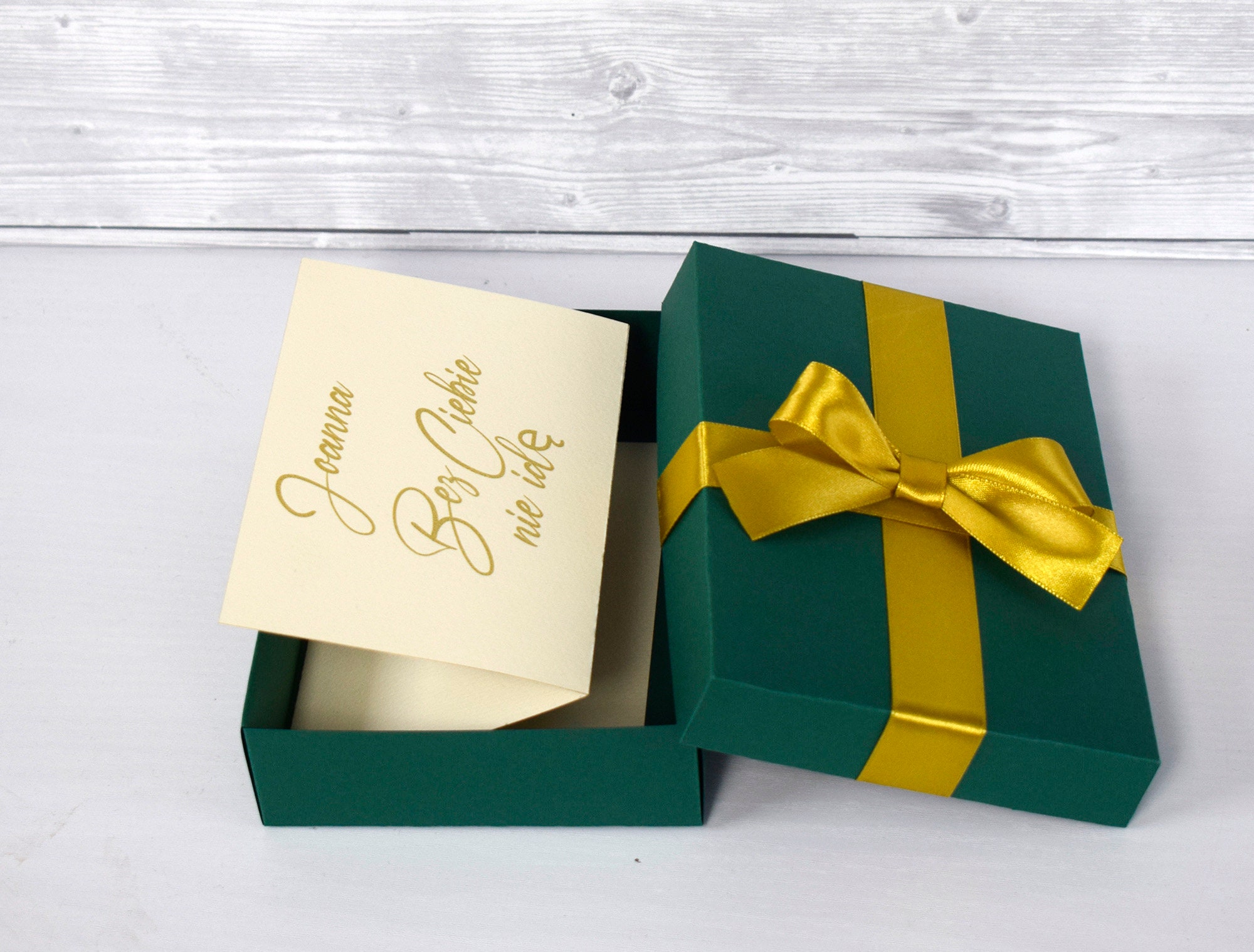 Emerald Boxes Invitation box Photo Box Green Box Photo | Etsy