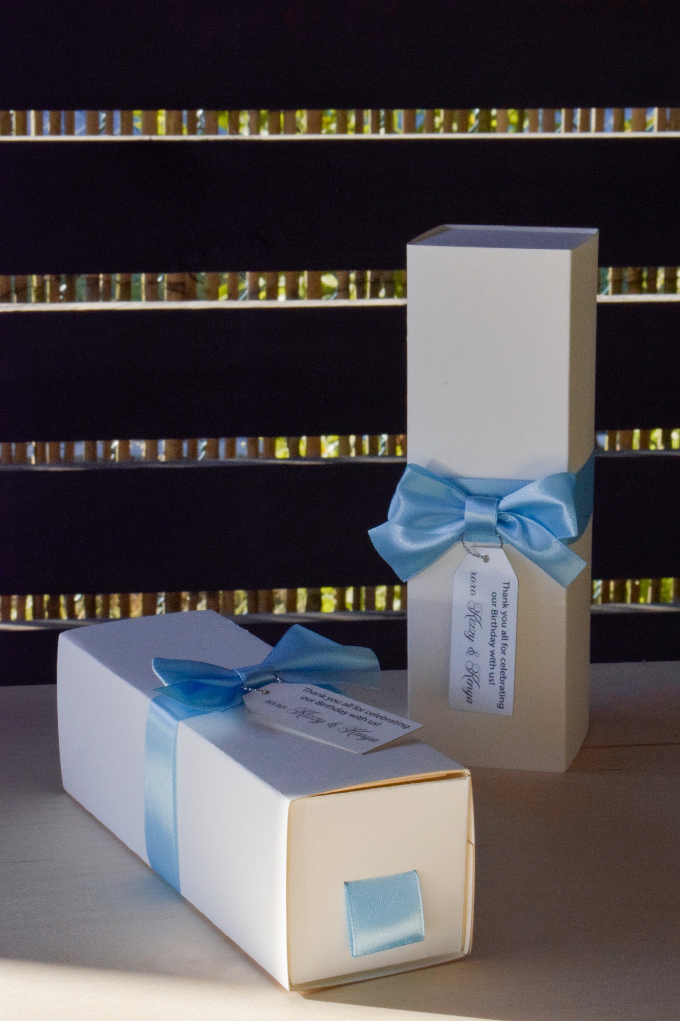 Personalized Mini Champagne Bottle Box, Wedding Favor, Bow Detail - Etsy