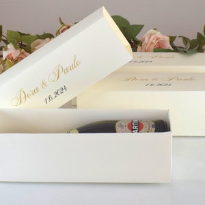Personalized Mini Champagne Box: Bridesmaid Thank You Gift, Custom ...