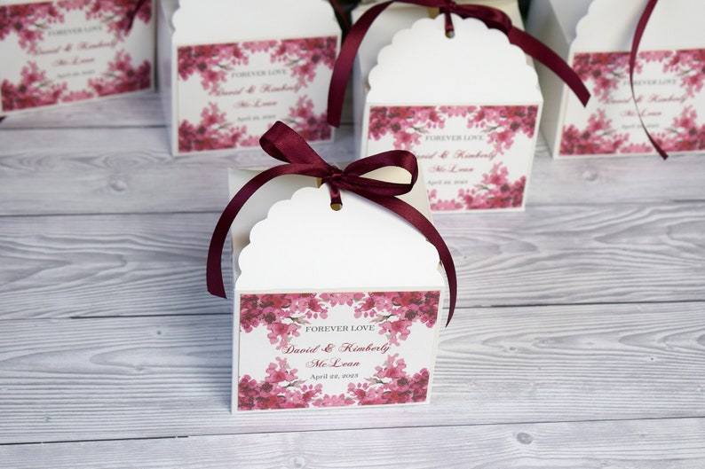 Cake Boxes Favors Cake Boxes for Wedding Cake Boxes With - Etsy