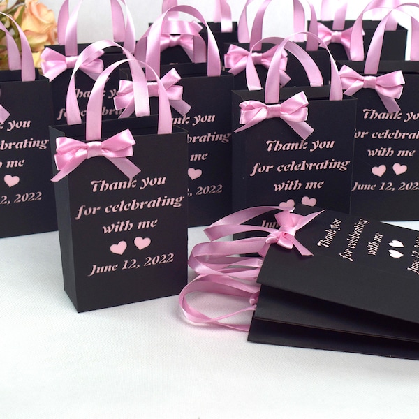 Black Gift Bags Handles Ribbon - 60+ Gift Ideas for 2024