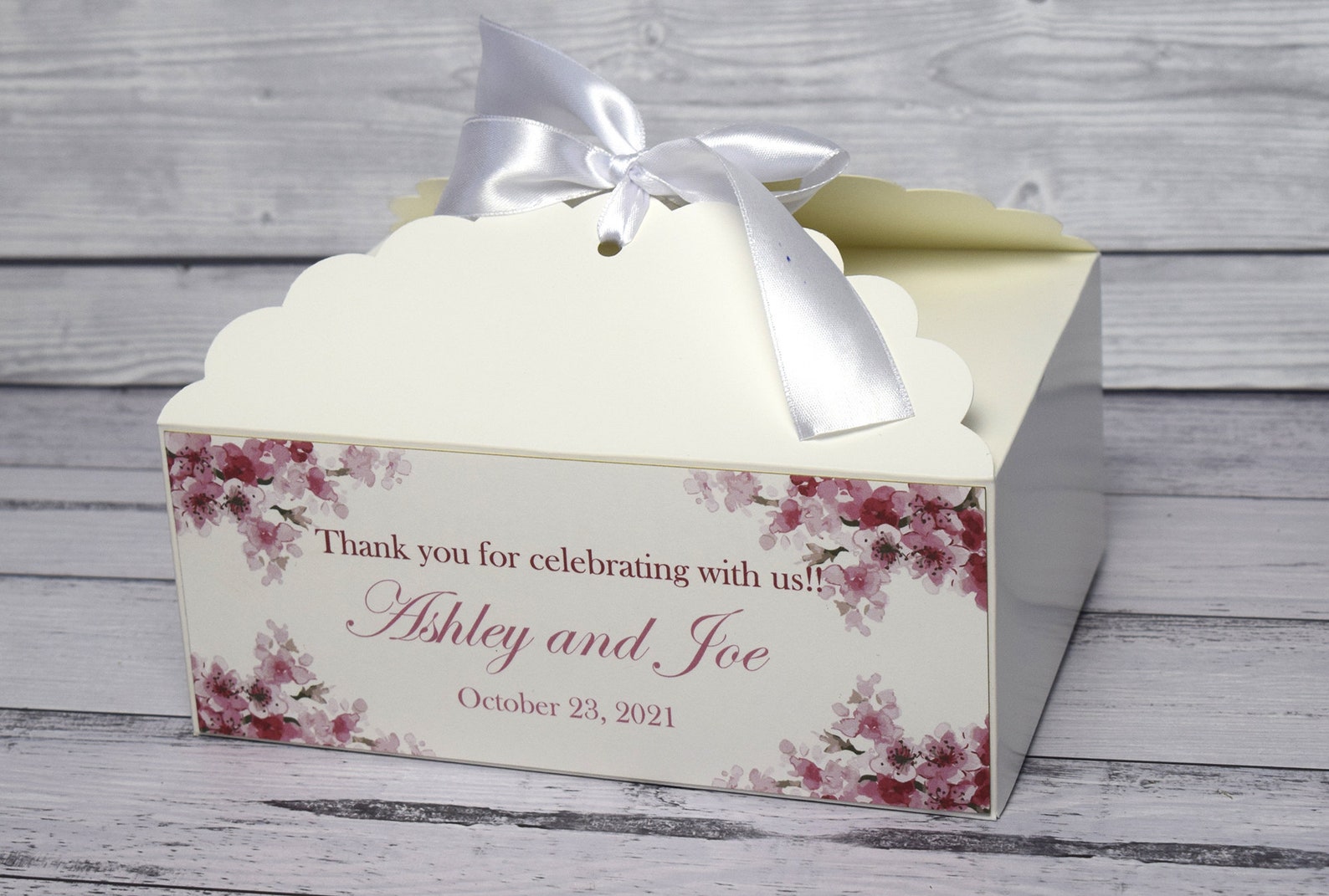 Cake Boxes Favors Cake Boxes for Wedding Cake Boxes With - Etsy