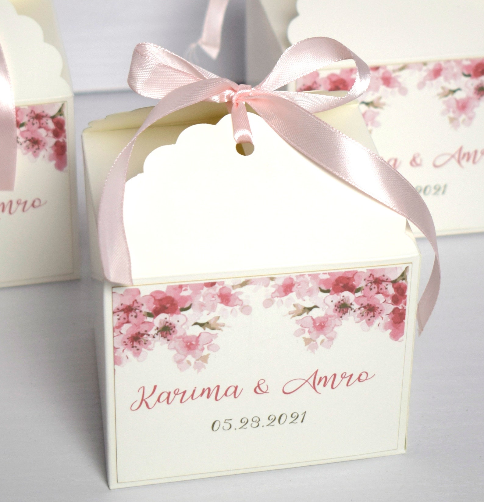 Cake Boxes Favors Cake Boxes for Wedding Cake Boxes With - Etsy