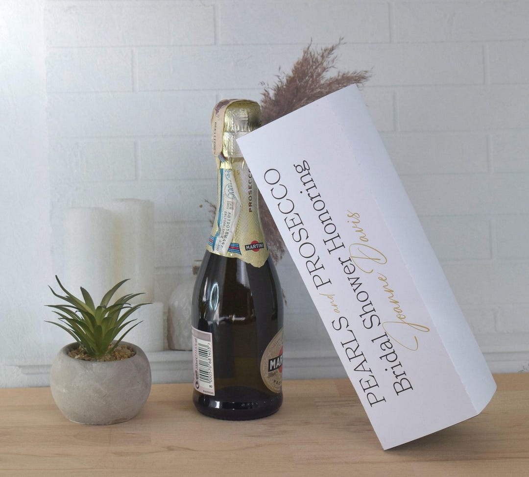 Personalized Prosecco Gift Box: Elegant Custom Packaging - Etsy