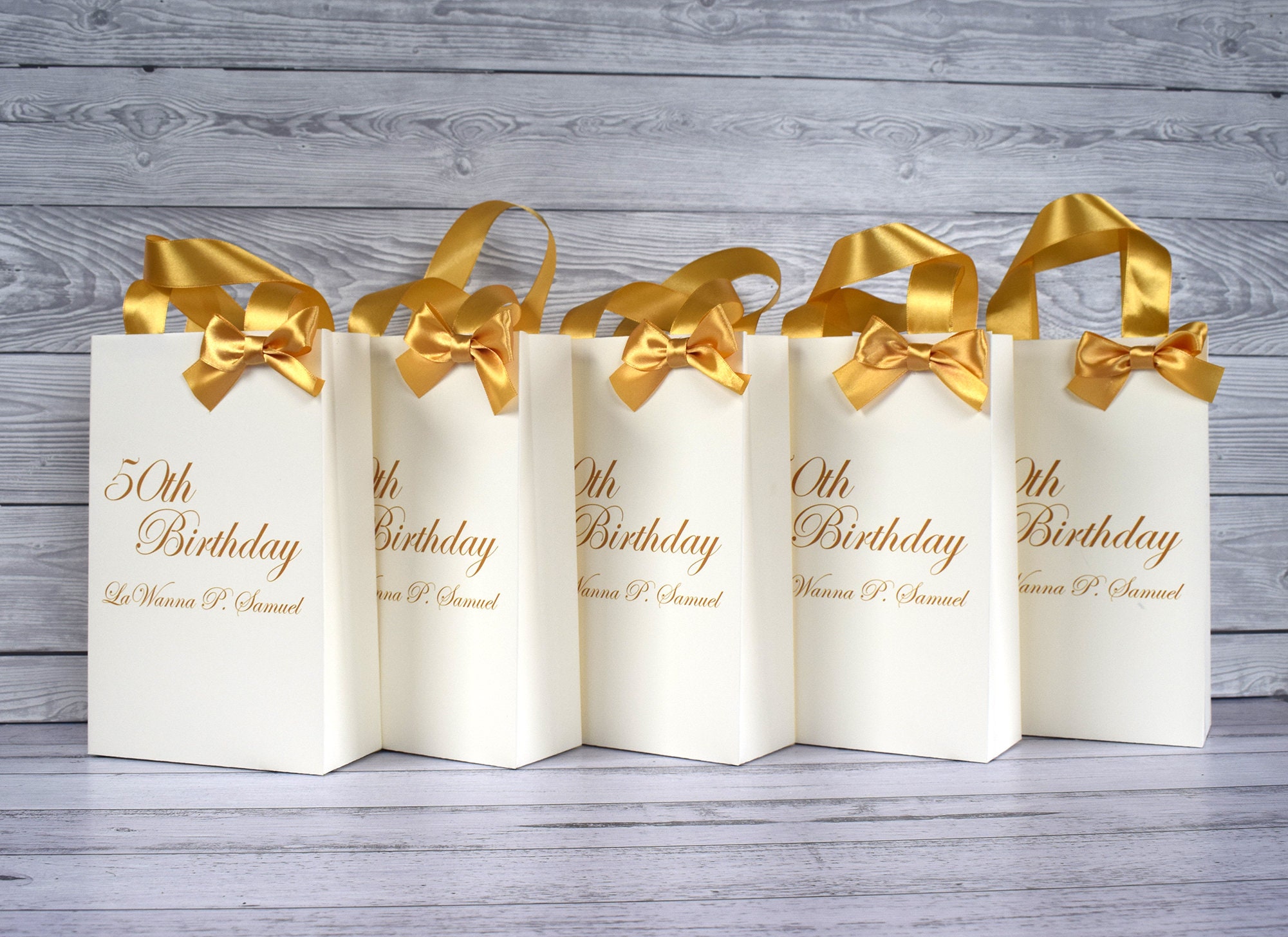 Personalised Bags Birthday Luxury Gift Bags Birthday Gift - Etsy