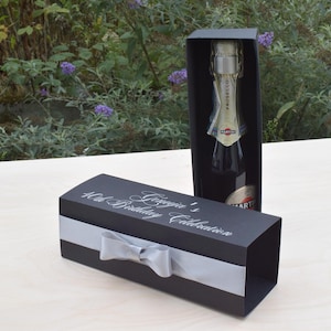 Wine Box, Mini Wine Box, Champagne Gift Box, Personalized Wine Box ...