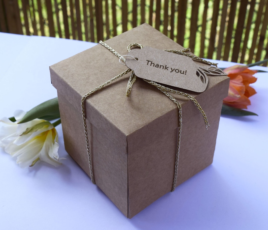 Box Cup, Kraft Box, Cardboard Boxes Food Boxes, Brown Gift Box, - Etsy