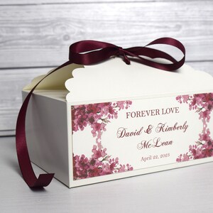 Cake Boxes Favors, Cake Boxes for Wedding, Cake Boxes With Ribbon, Cake ...