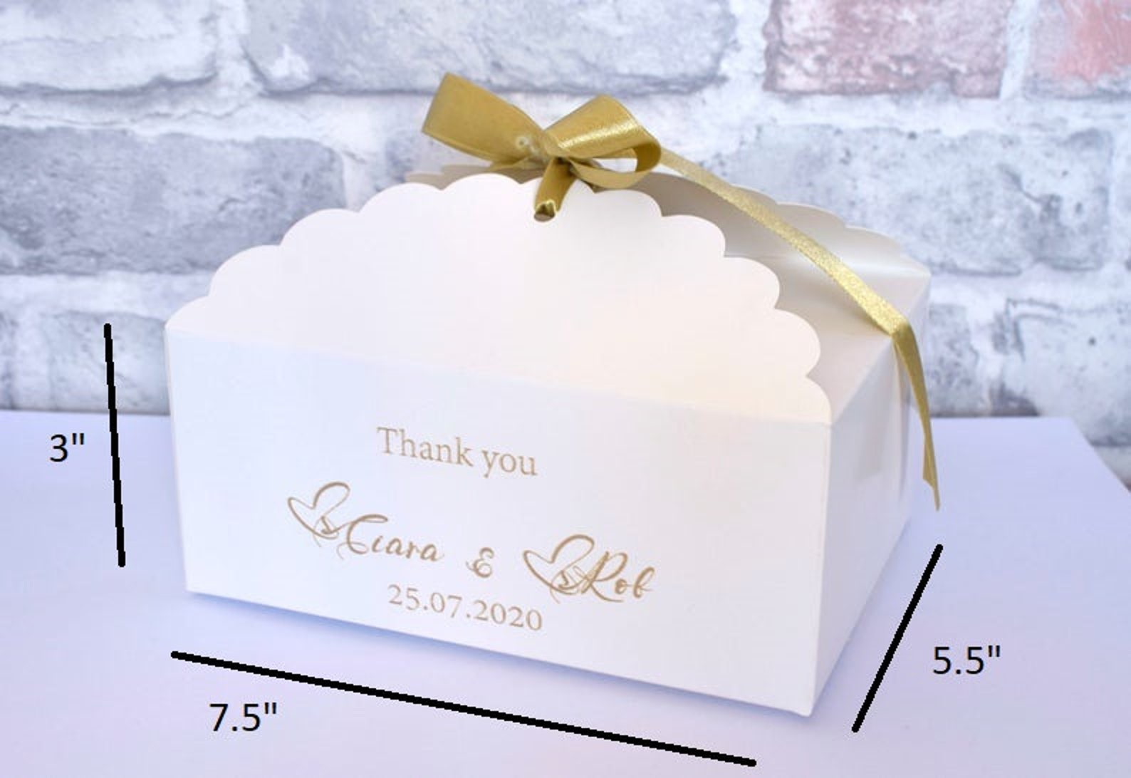 Cake Boxes Favor, Cake Boxes With Ribbon, Thank You Gift Boxes, Cookie ...