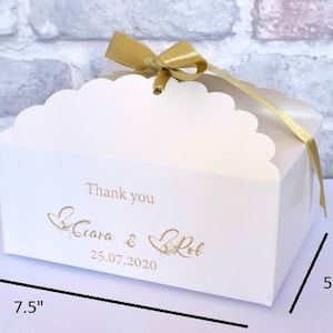Cake Boxes Favor, Cake Boxes With Ribbon, Thank You Gift Boxes, Cookie ...
