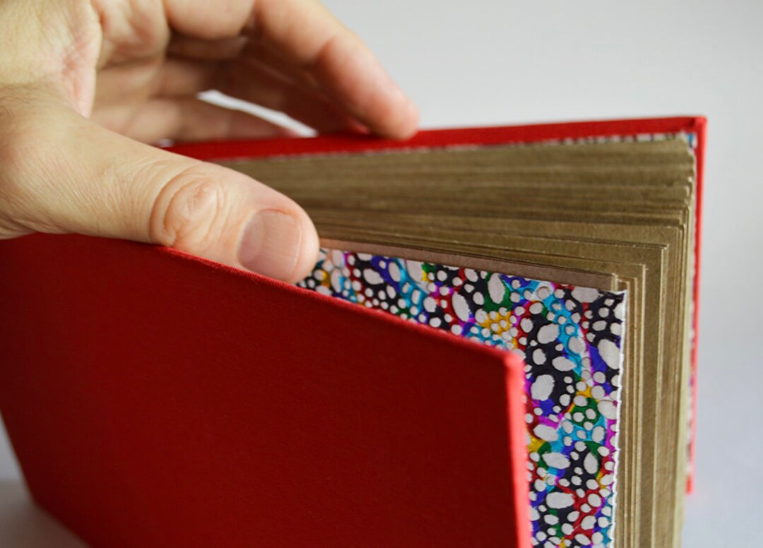 Long Landscape Notebook, Packaging Paper and Indian Endpapers - Etsy