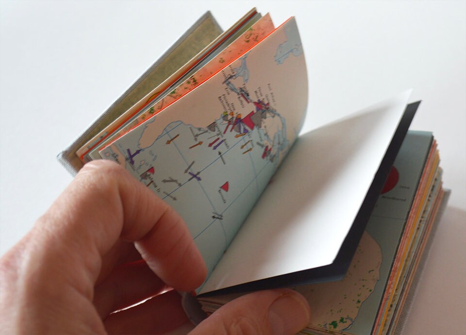 The Notebook as a Journey (old Atlas, GF Smith Paper) - Etsy