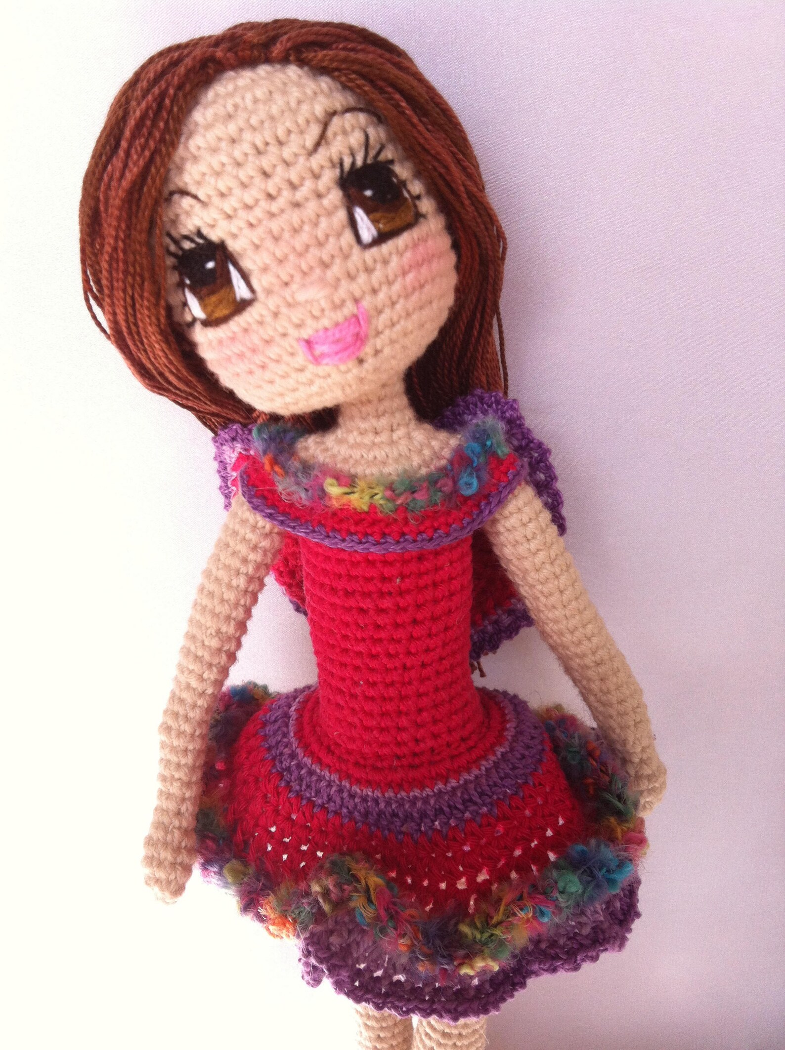Angelica Crochet Doll PDF Pattern Including Eyes & Mouth Embroidery ...