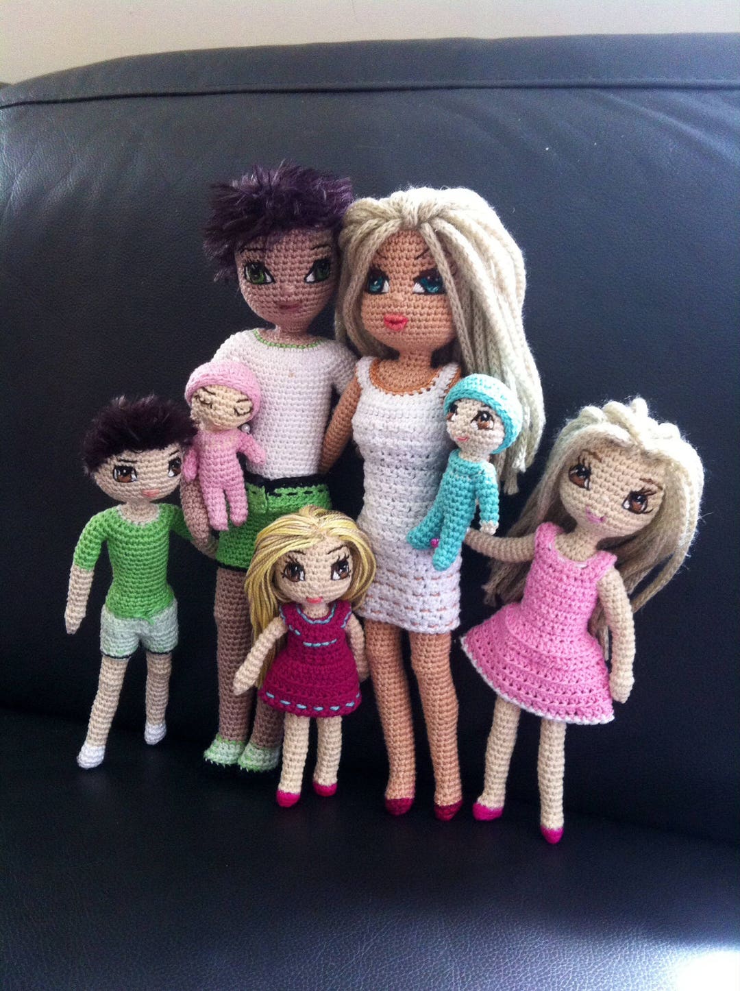 Kindabam Crochet Family Pattern PDF Downloadable File - Etsy