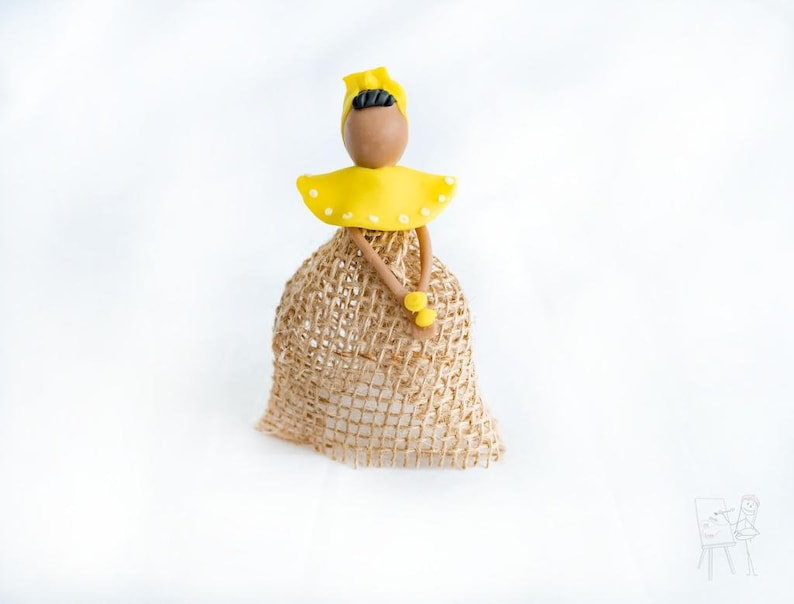 Dominican Faceless Dolls "munecas Sin Rostro" - Handmade Polymer Clay ...