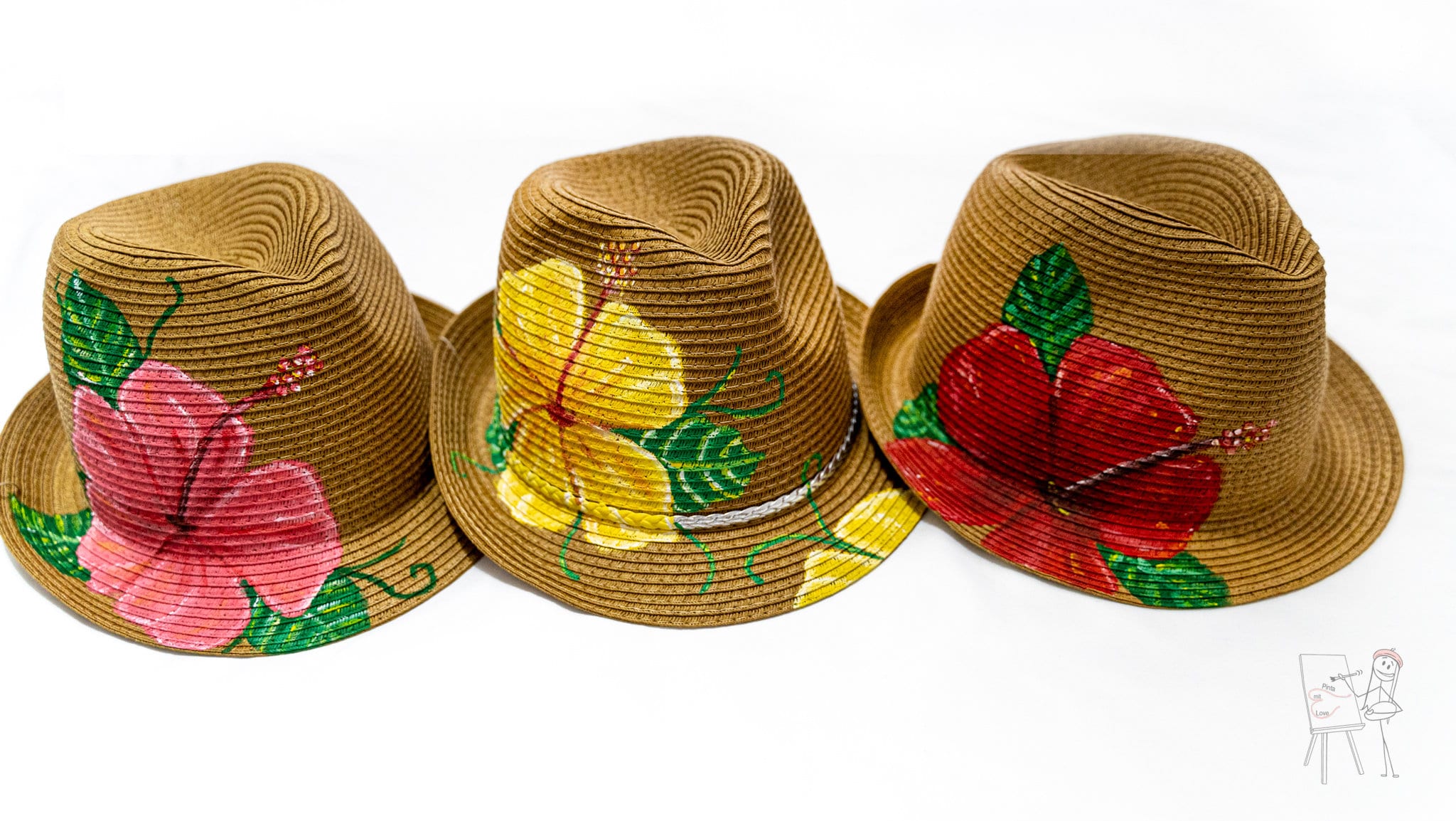 Hand Painted Tropical Dominican Vibes Hats - Panama Hats - Etsy