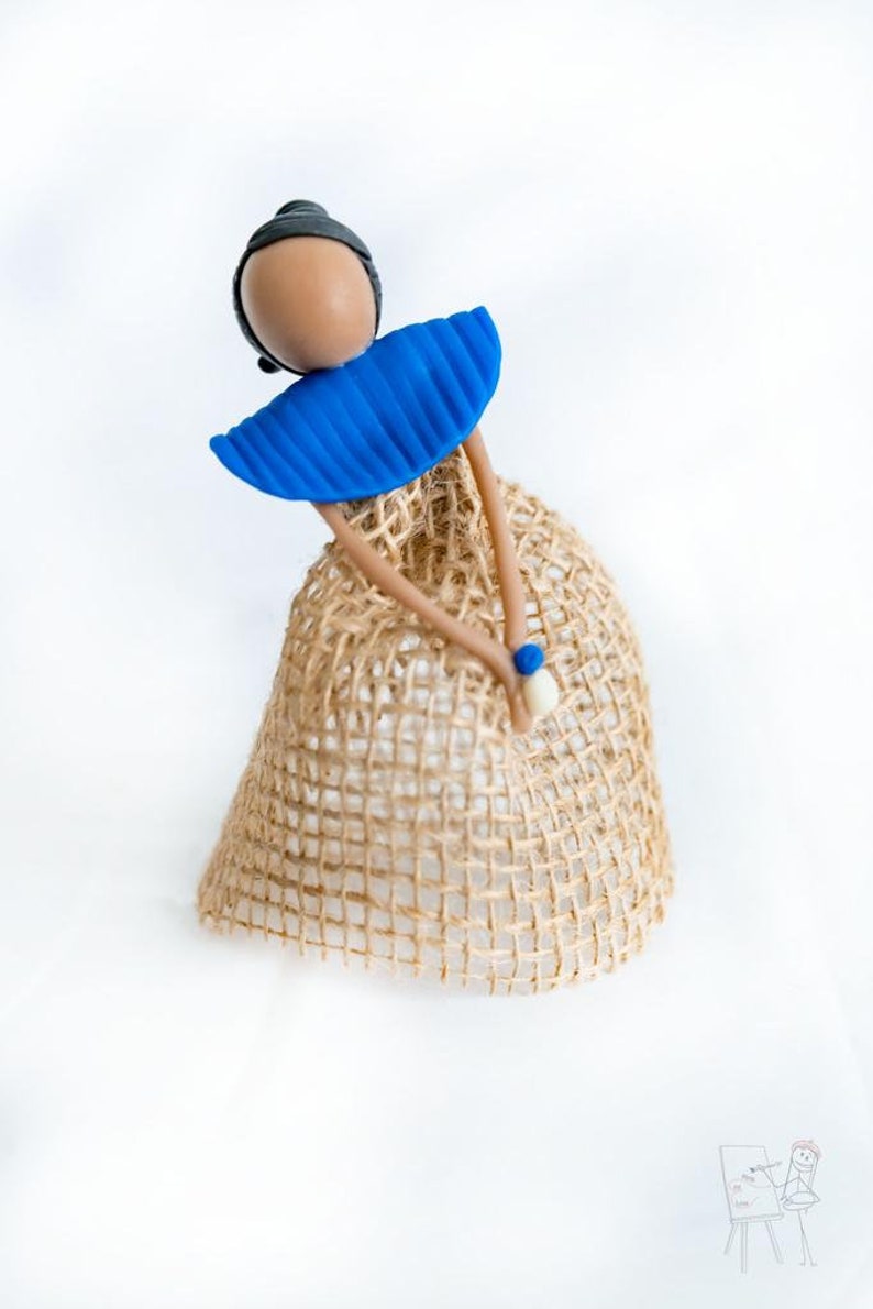 Dominican Faceless Dolls "munecas Sin Rostro" - Handmade Polymer Clay ...