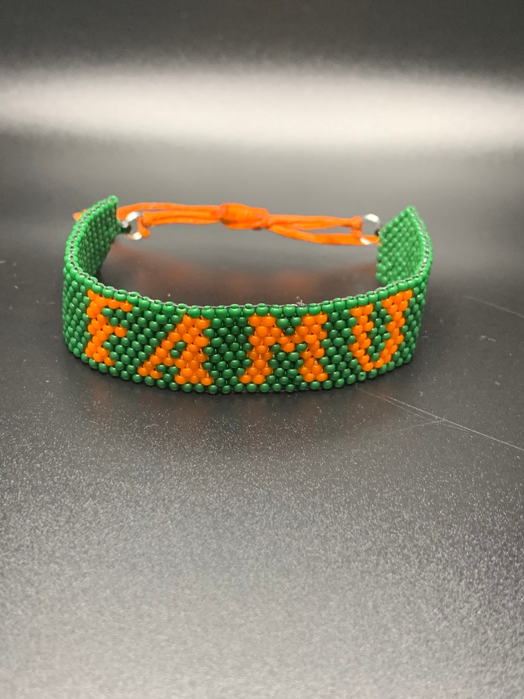 Florida A&M University Beaded Bracelet ***FAMU*** - Etsy