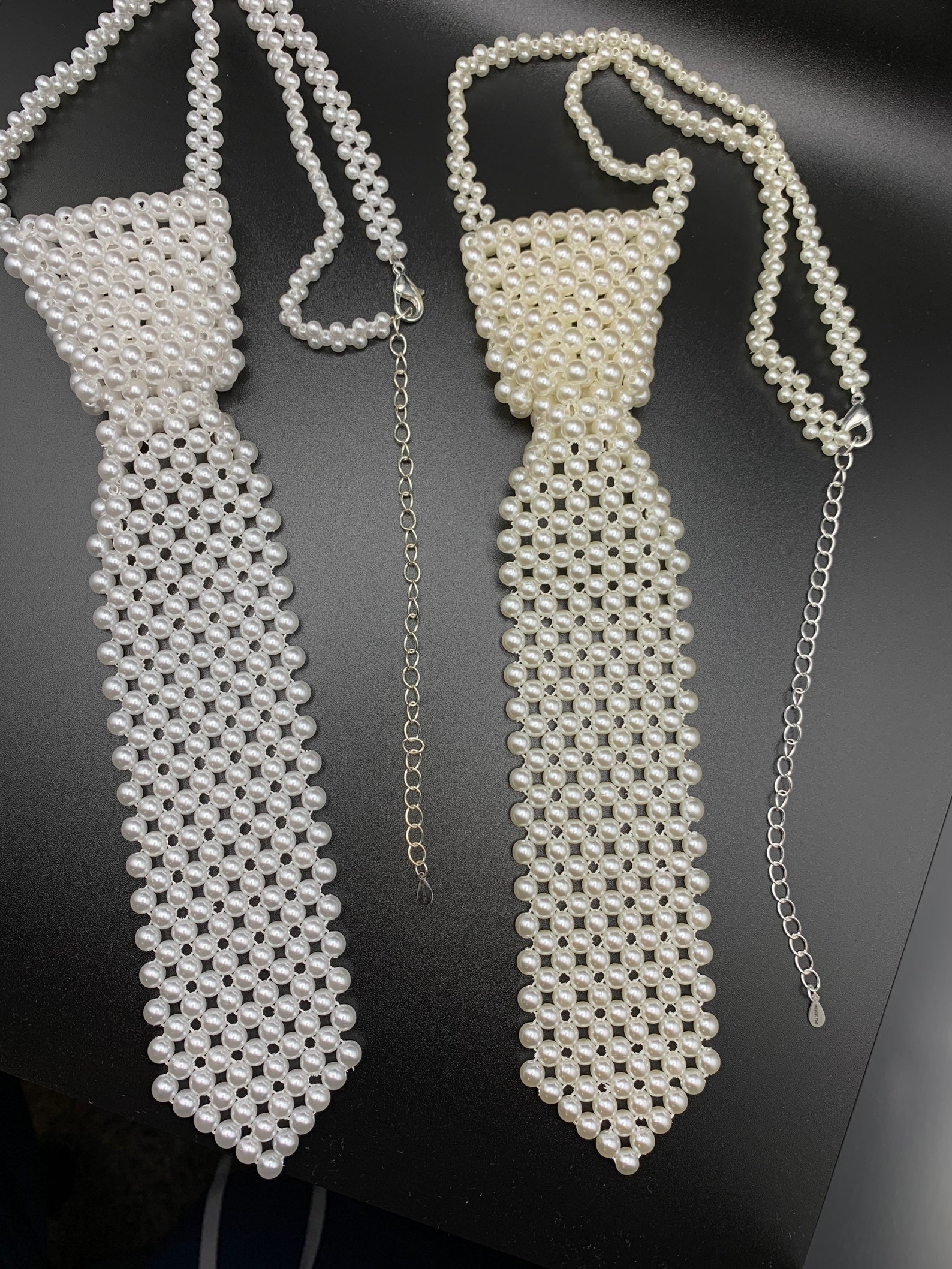 Unisex Pearl Neck Tie new Style - Etsy