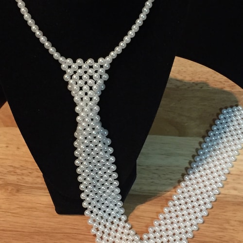 Unisex Pearl Neck Tie new Style - Etsy