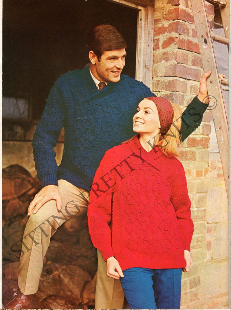 Patons Booklet No.161 the Aran Look, Vintage Knitting Patterns From the ...