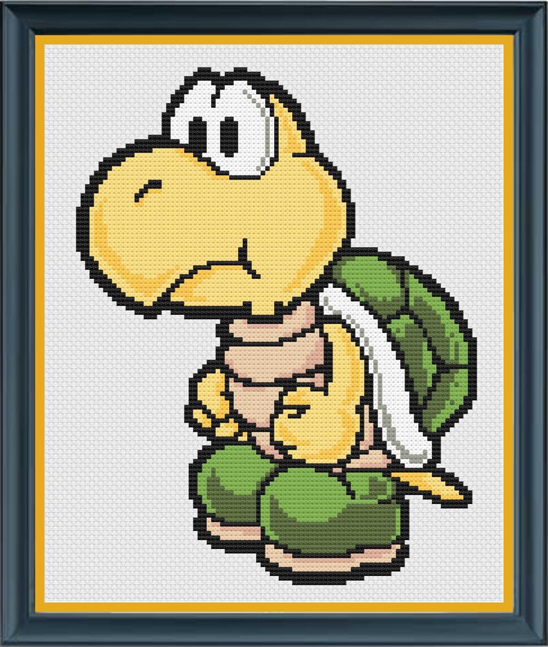 Koopa Troopa Cross Stitch Pattern PDF - Etsy