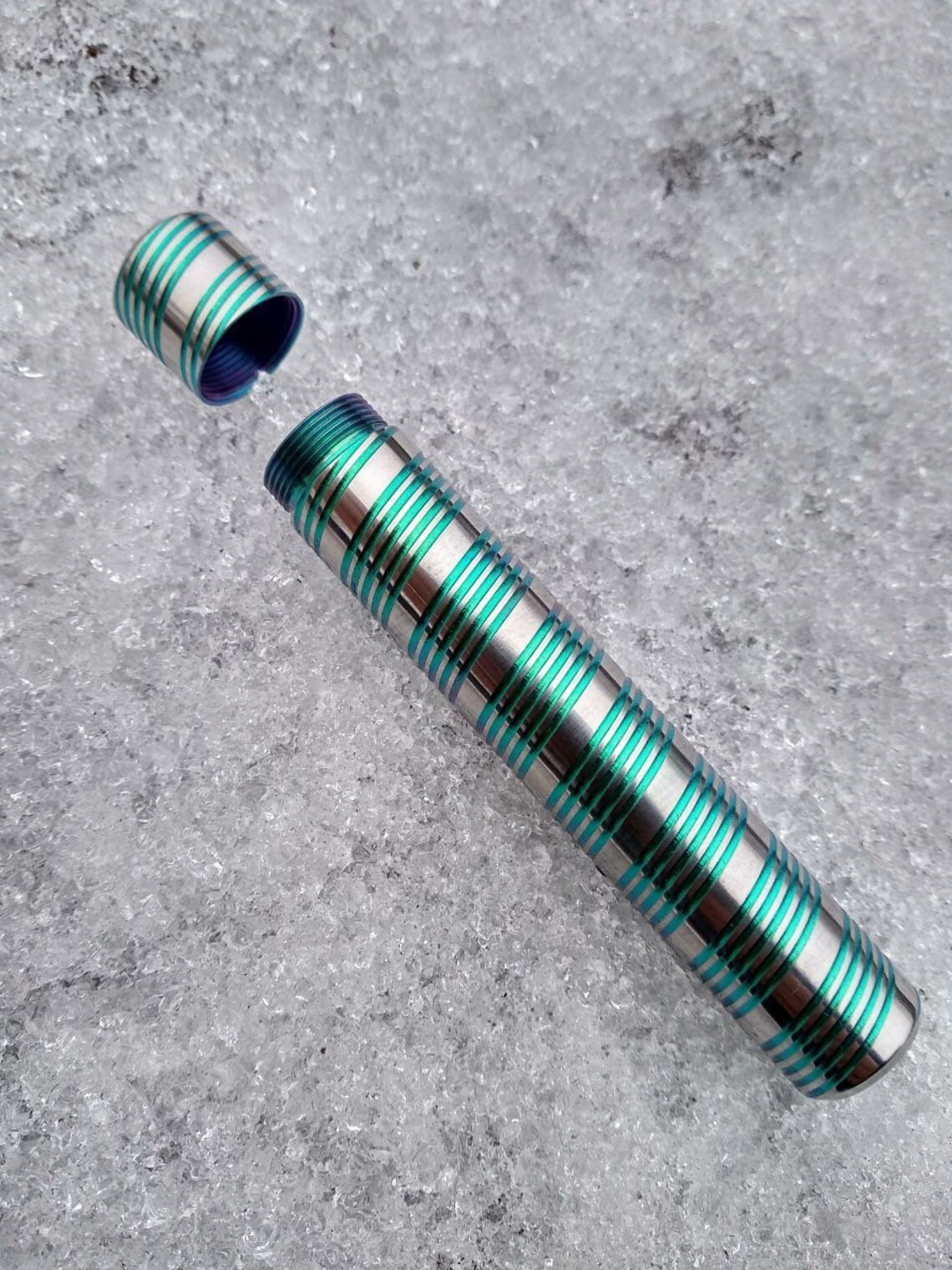 Titanium Cache Waterproof Storage Capsule EDC Keychain - Etsy